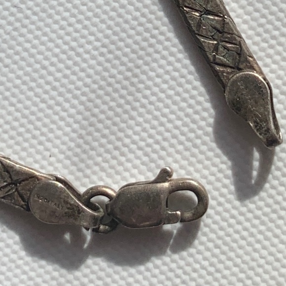 Accessories | Vintage Heavy Long 3 Etched Sterling Chain Stamped | Poshmark